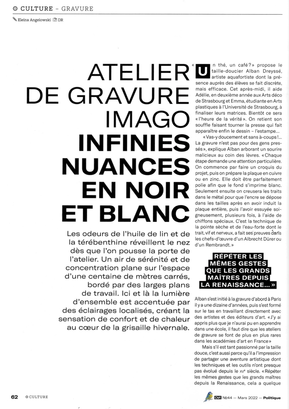On parle de nous – Atelier Imago